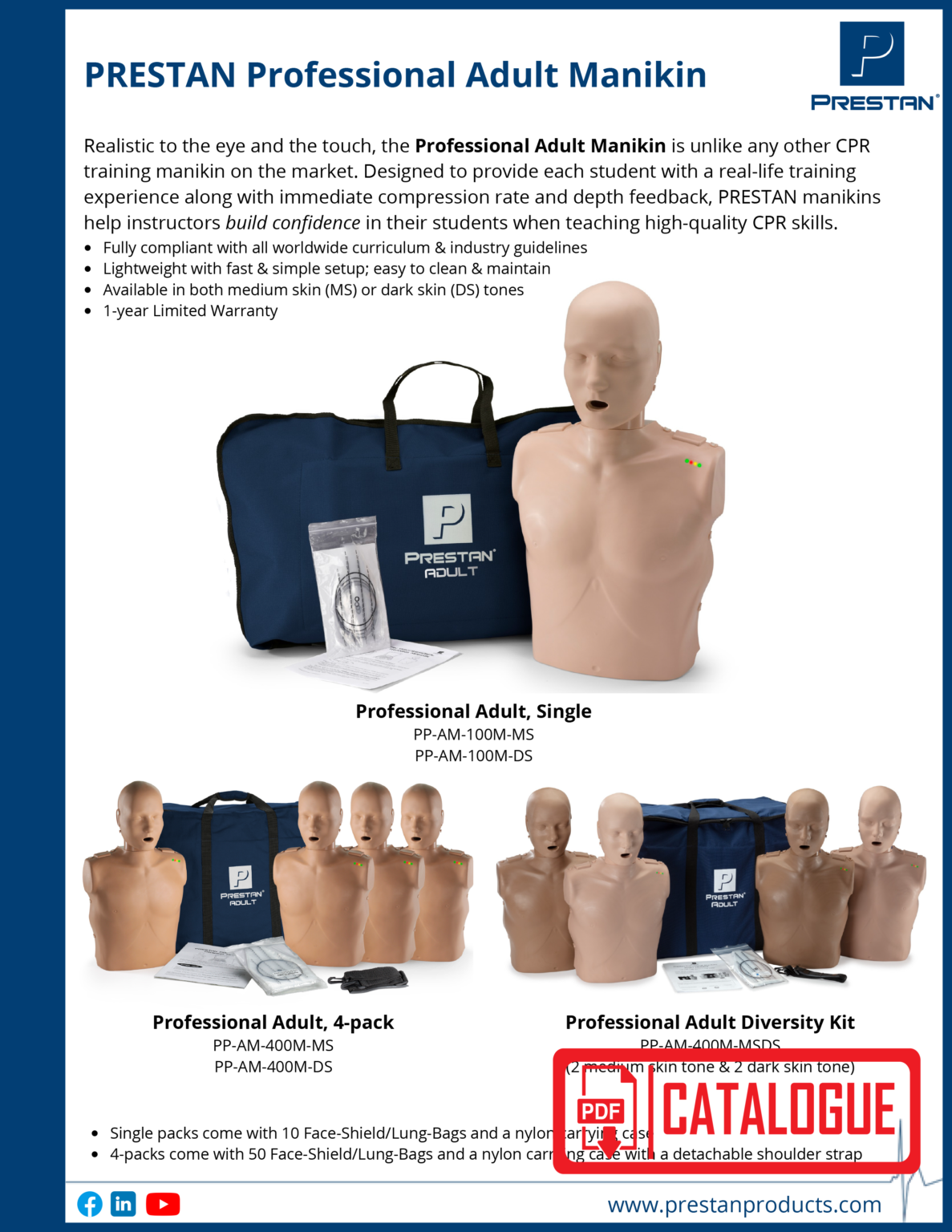PRESTAN Adult Manikins - TECSEN Malaysia